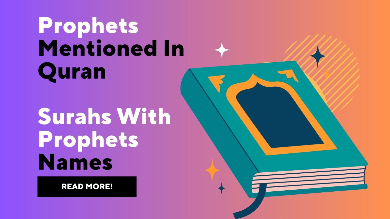 What Are the Surahs Named After Prophets? - Bayan Al Quran Academy